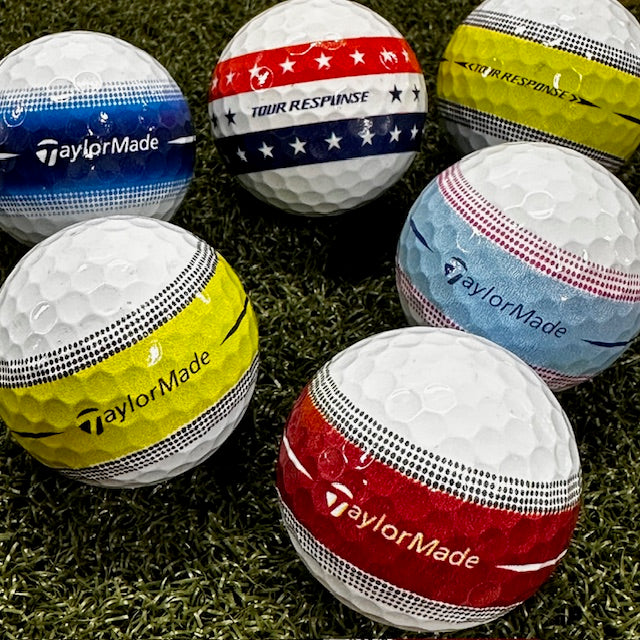 Taylormade Tour Response Stripe Multi-Color Used Golf Balls – Shaggy ...