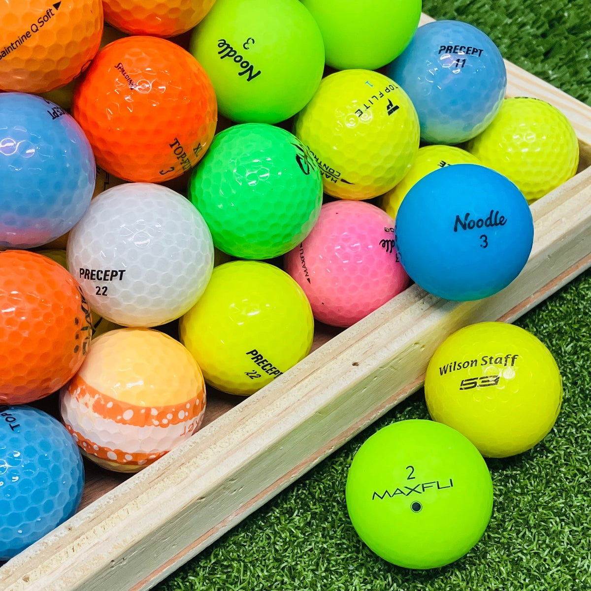 Assorted Color Mix Used Golf Balls – Shaggy Golf Balls